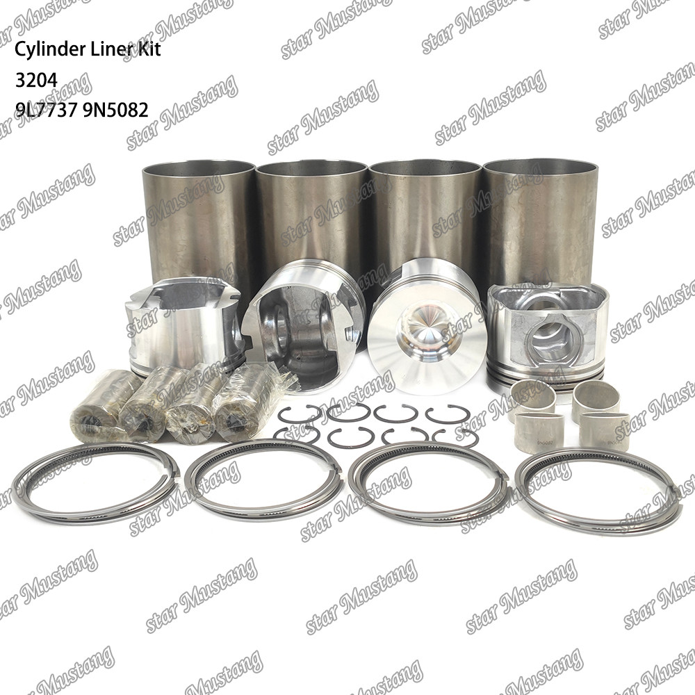For Caterpillar Engine 3204 Cylinder Liner Kit 9L7737 1W1661 9N5082 ...